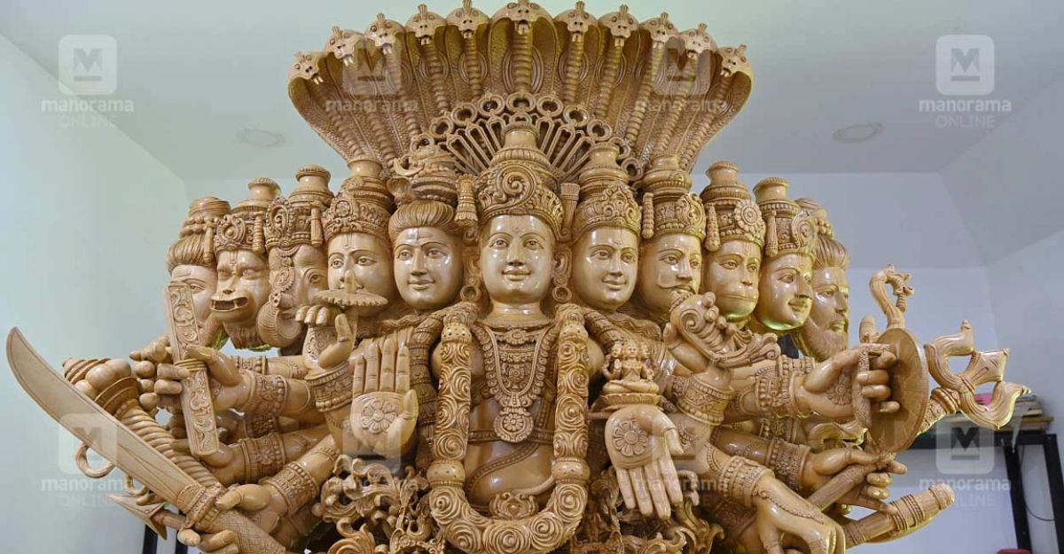 sandalwood craft-Sandalwood Statue