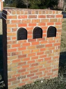FLAT TOP BRICK MAILBOXES | LaGreen's Masonry Company