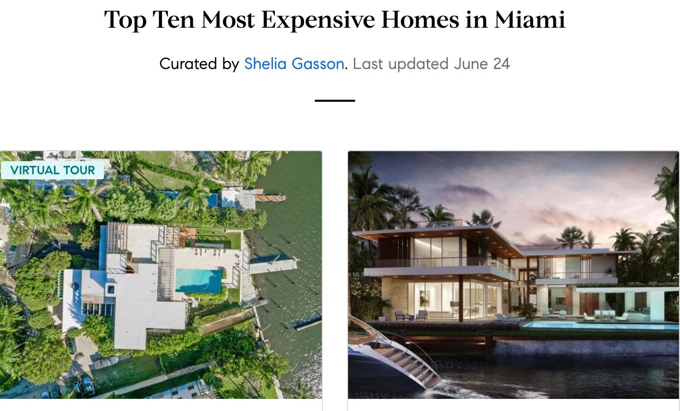 Top 10 Most Expensive Homes in Miami