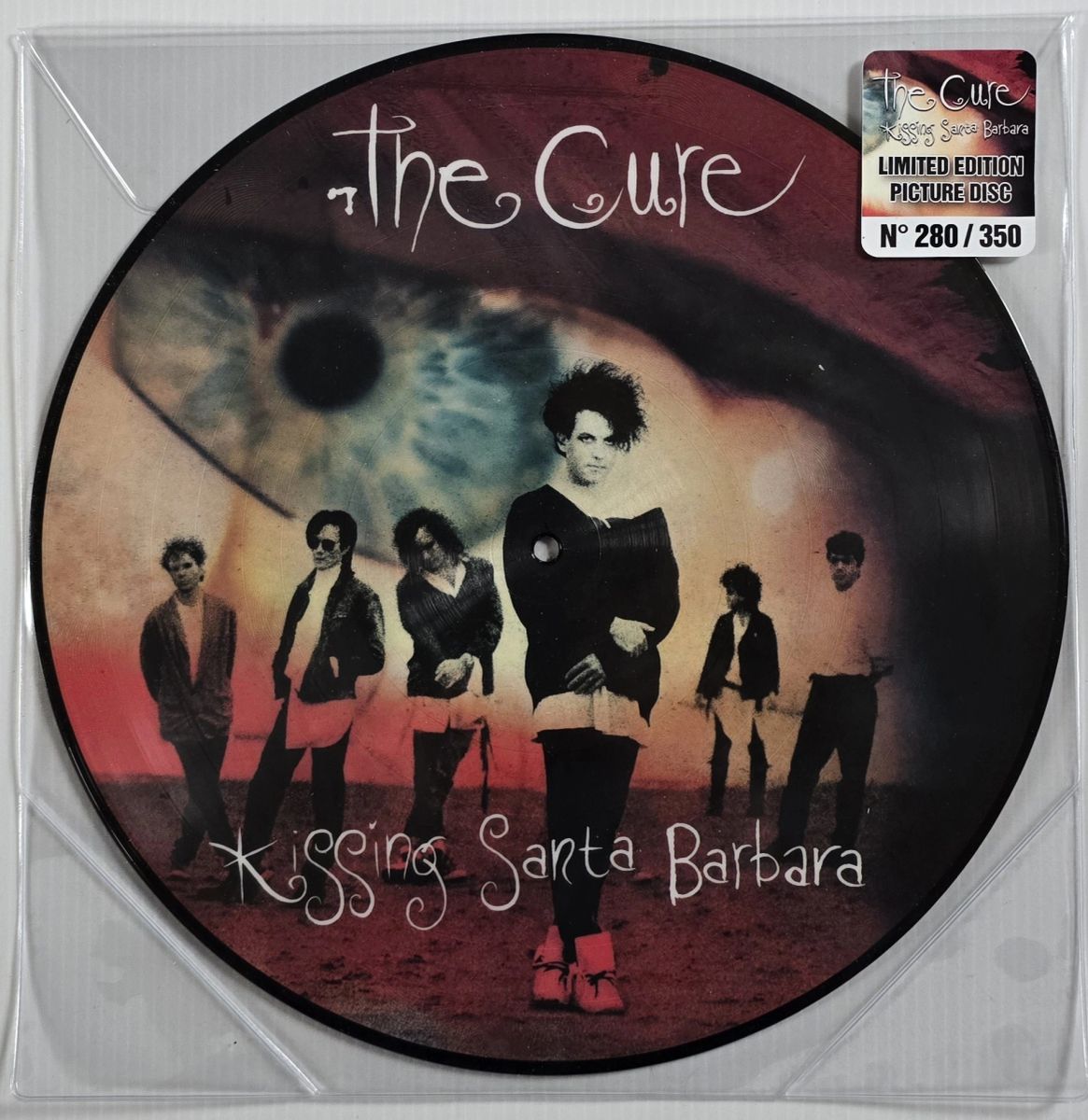 THE CURE - KISSING SANTA BARBARA 1987 - PICTURE DISC