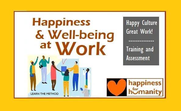Happiness and Wellbeing at Work Training and Assessment