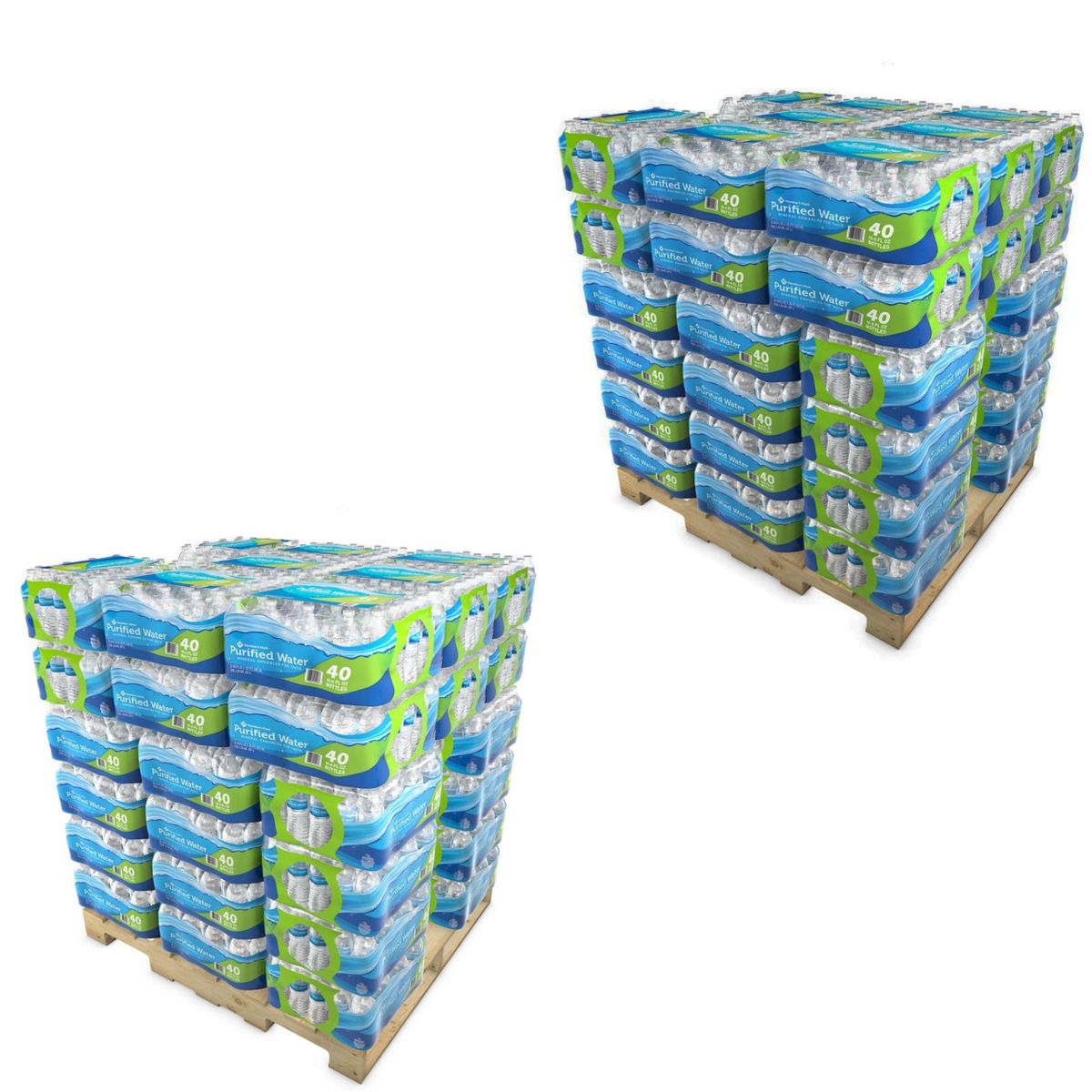Members Mark Purified Bottled Water- 16.9 oz , 40 bottles per case 48 ...