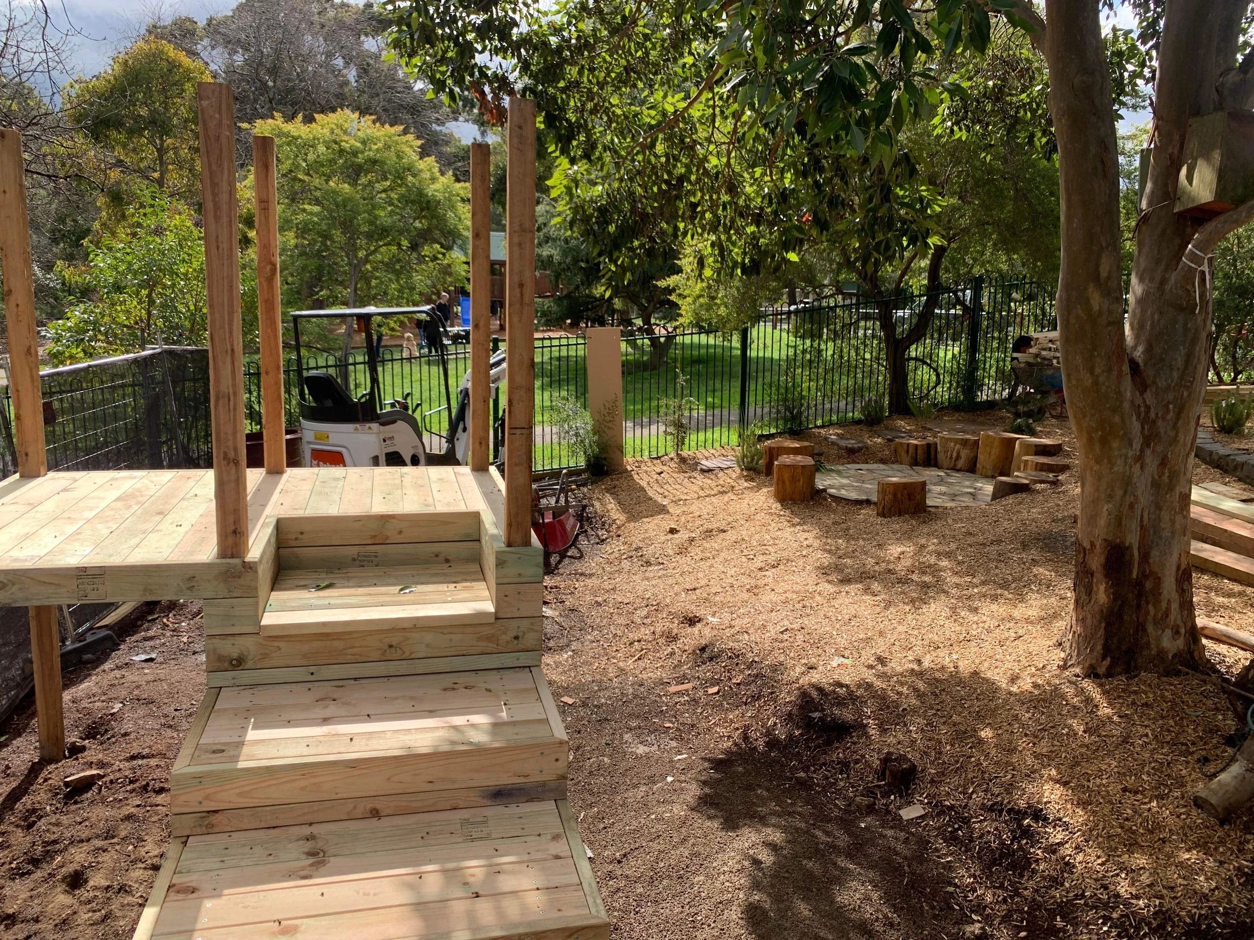 Climbing Platform Taking Shape