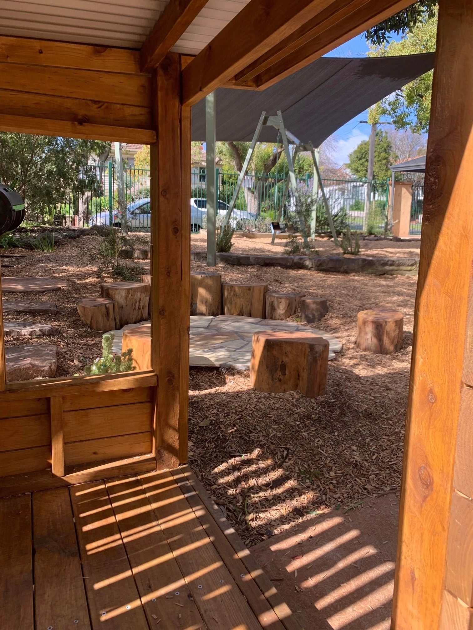 New Section NOW OPEN Bush Hut & Gathering Circle