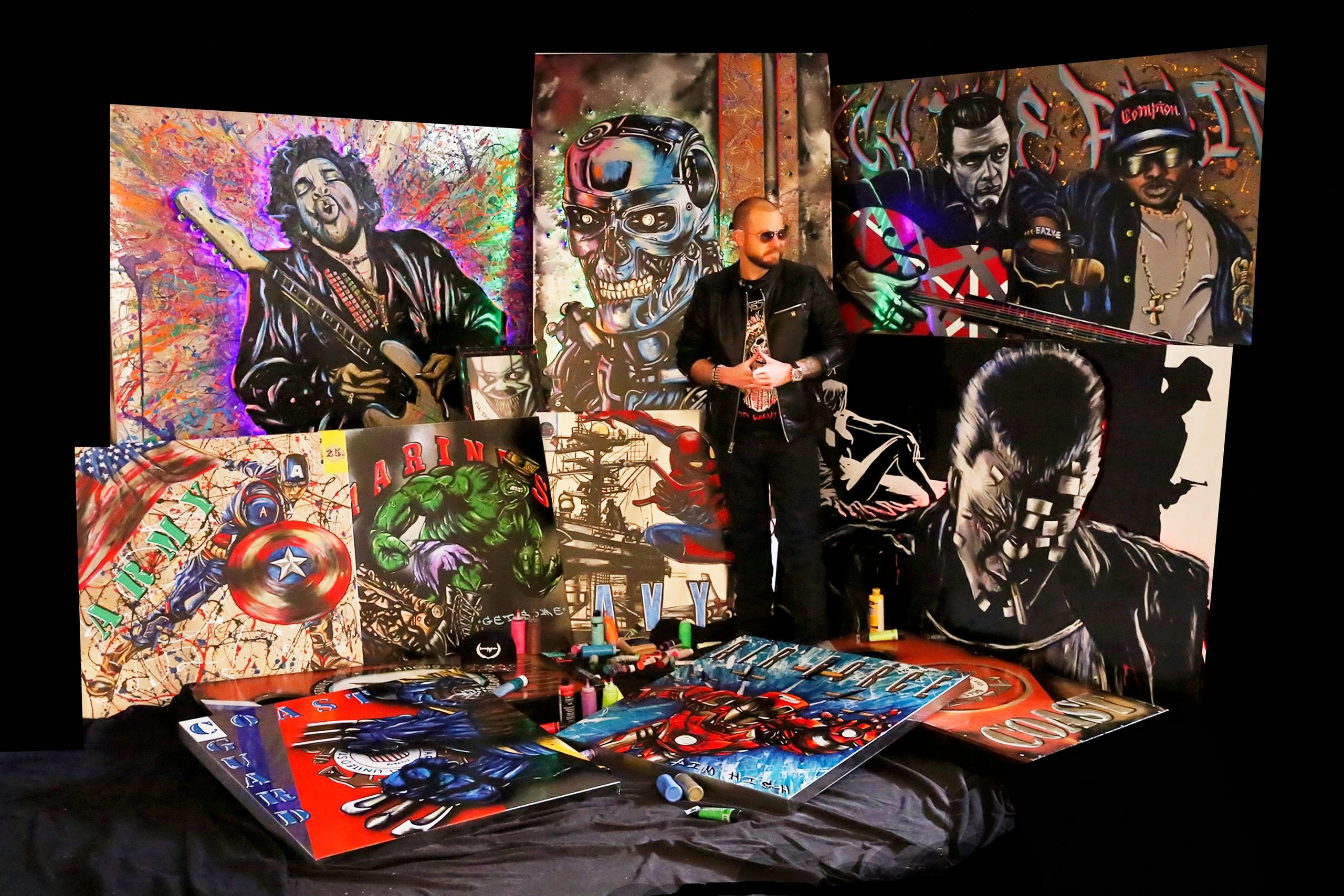 Semper Fly Studios - Artist, Murals, Fine Art