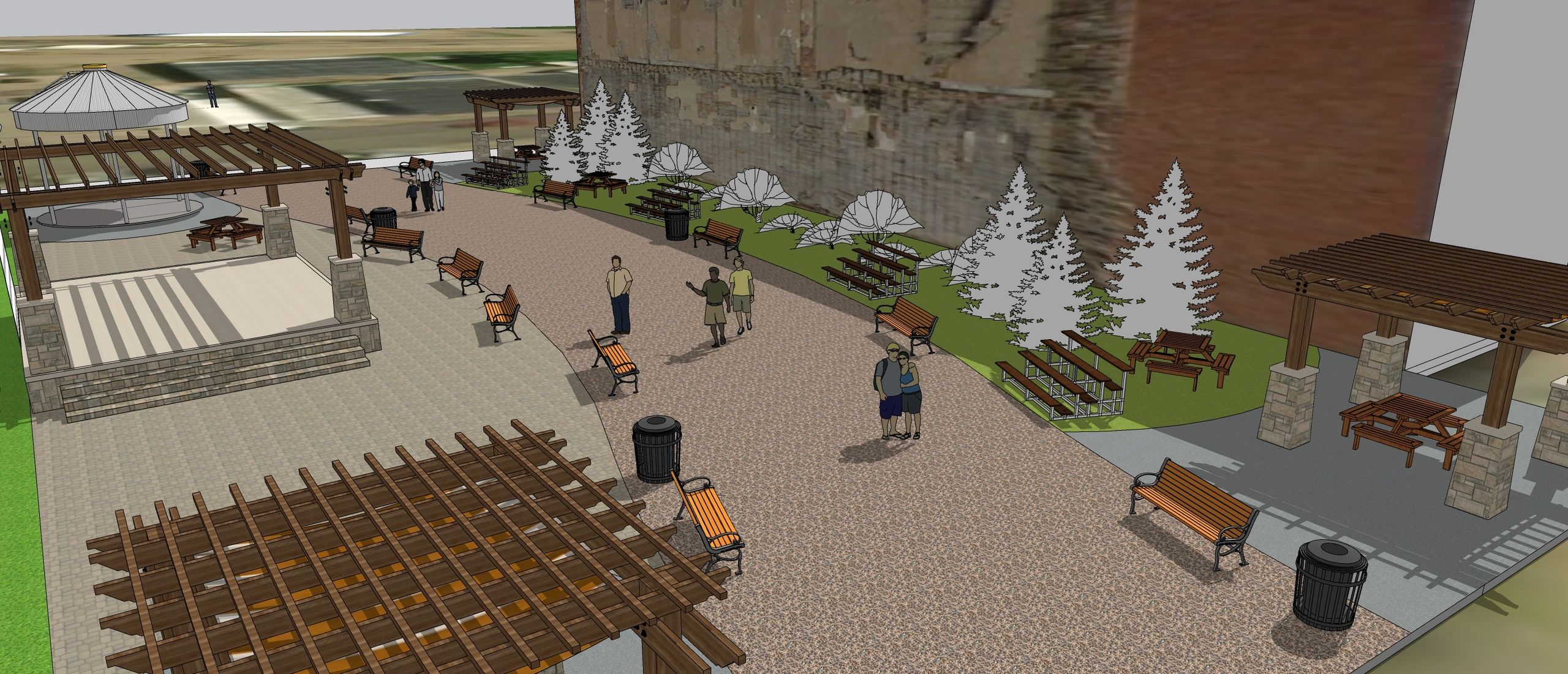 Introducing: Initial Main St. Pocket Park Concept Designs