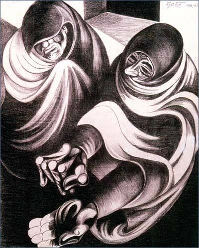 Satish Gujral's Partition Series, Delhi 1952
