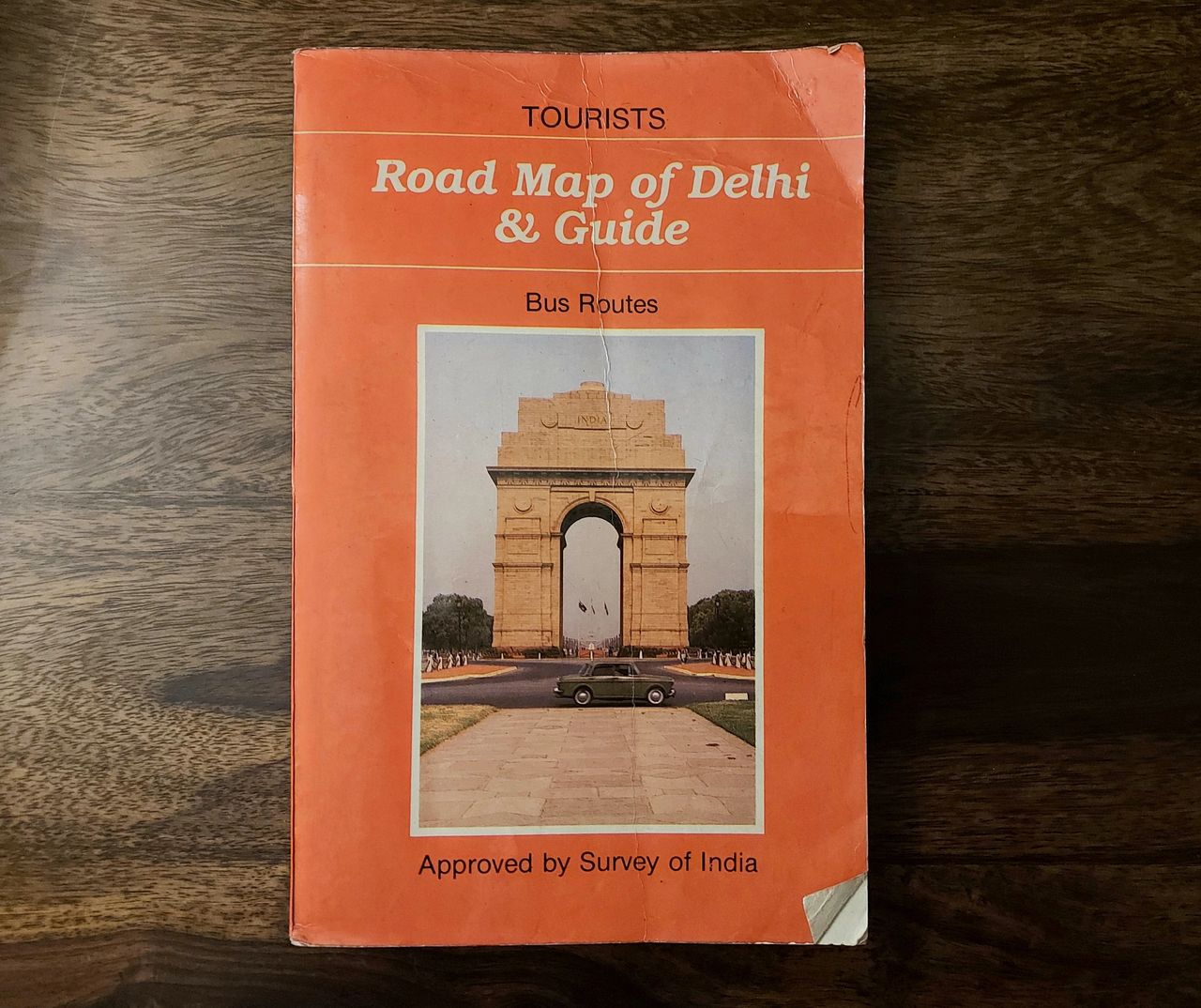 "The paper map was all we had back then": Delhi Guide, 1988