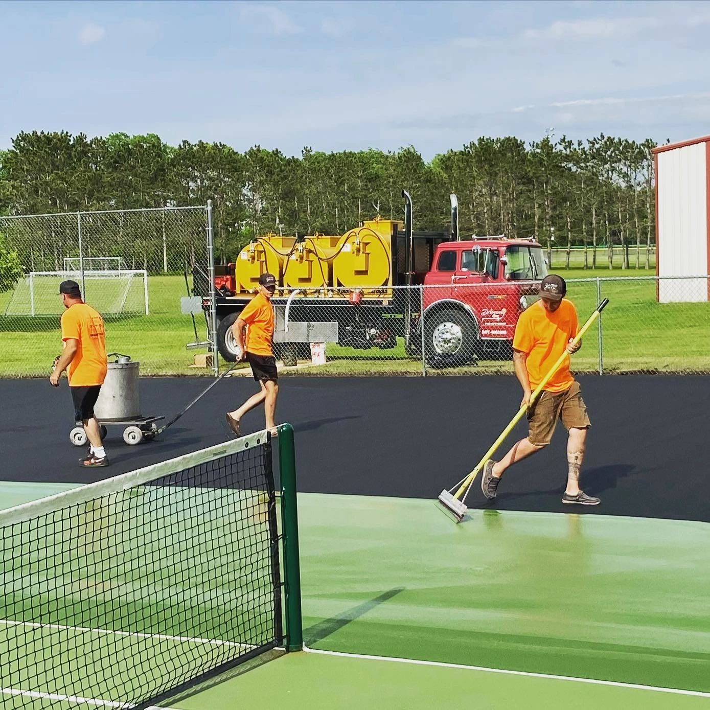 Sport Courts Crack Sealing & Sealcoating Services