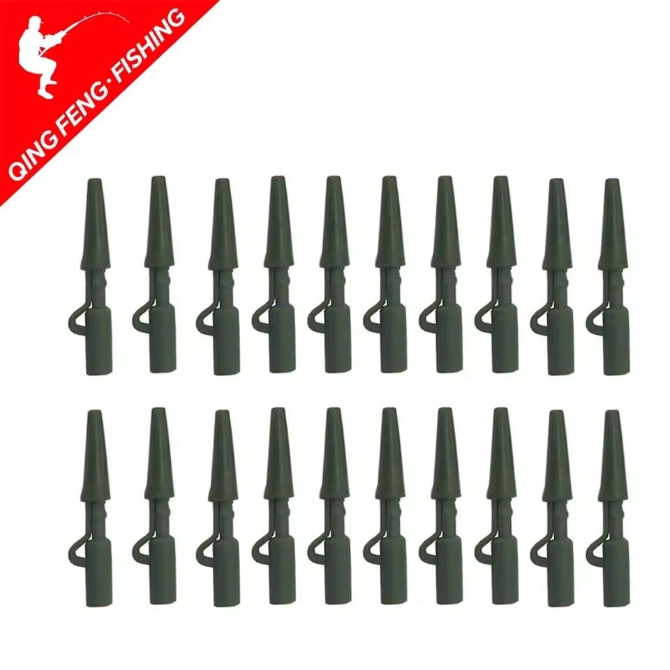 20 Green safety lead clip and tail rubber kit