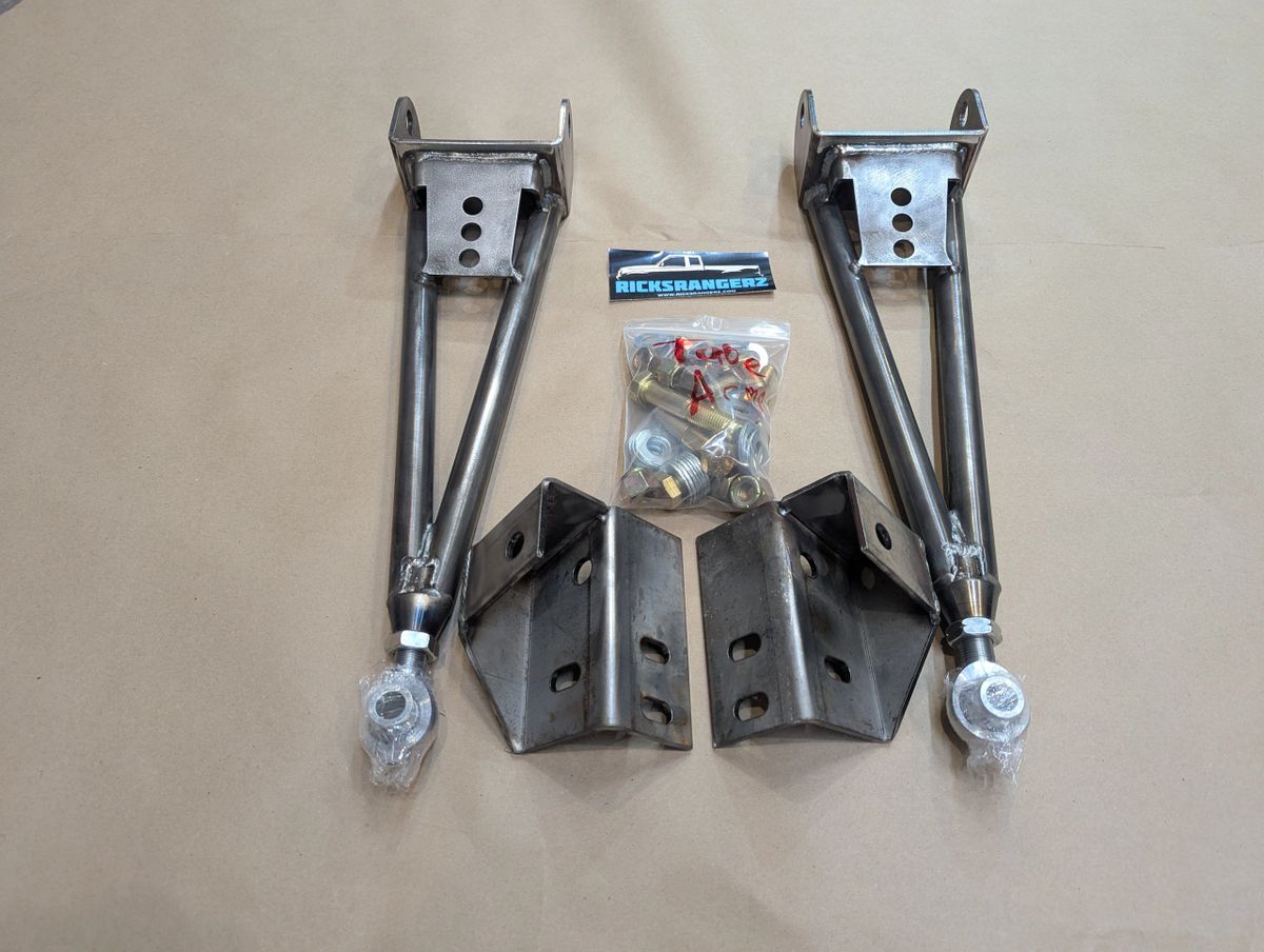 1983-1997 Ford Ranger Tubular Radius Arms With Raised Relocators