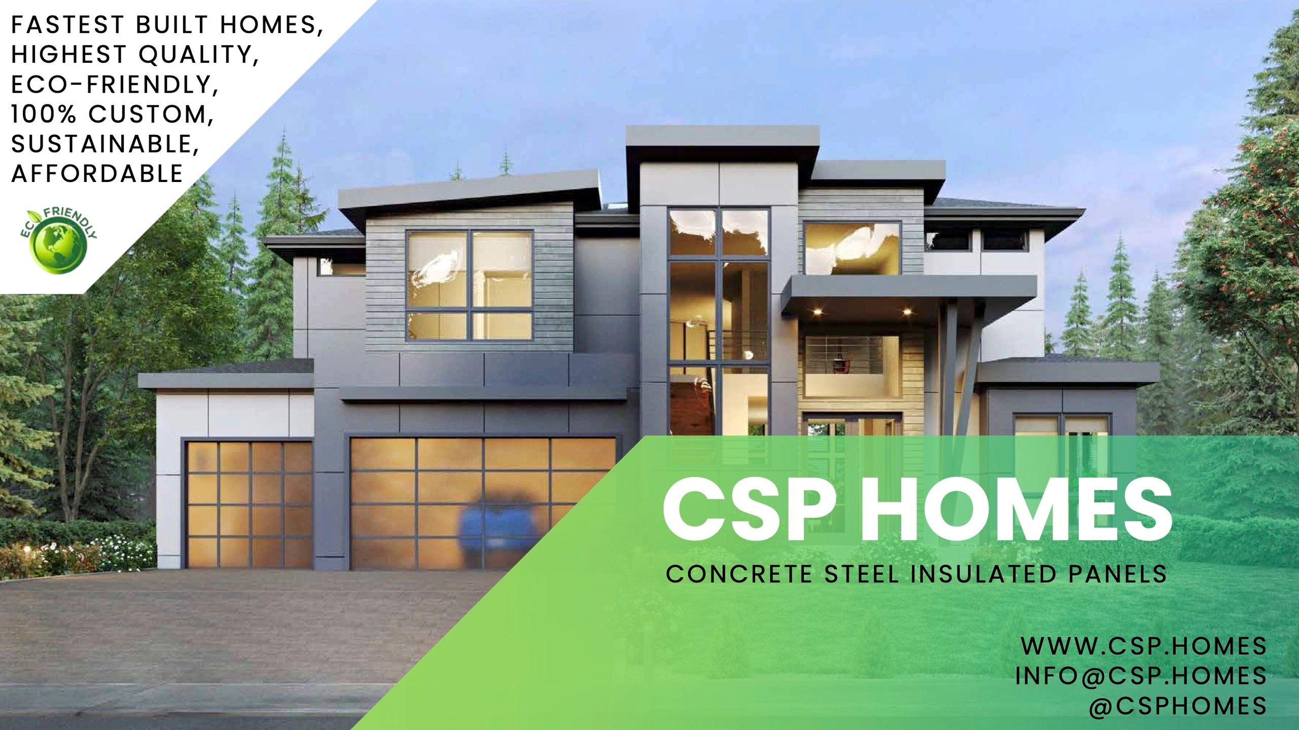 Highest Quality Prefabricated C-SIP Homes at CSP.Homes