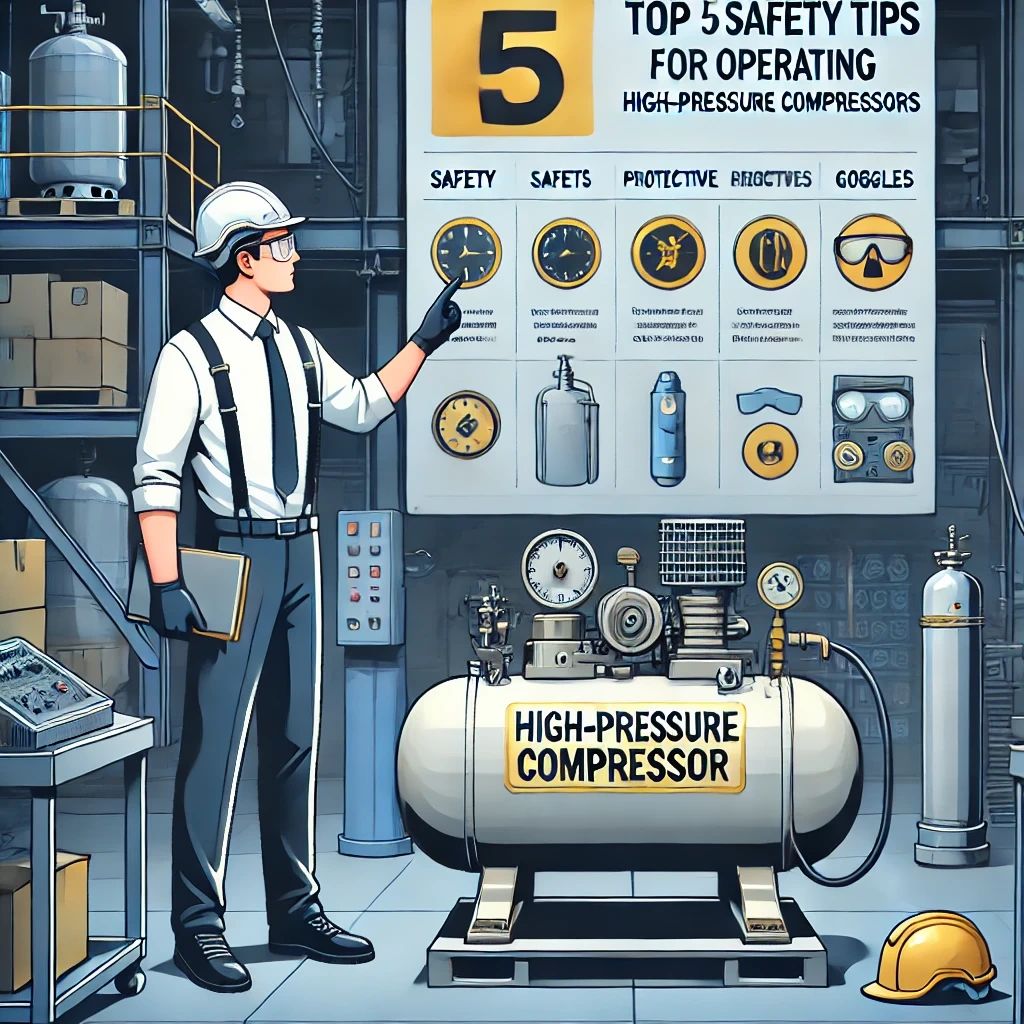 Top 5 Safety Tips for Operating High-Pressure Compressors
