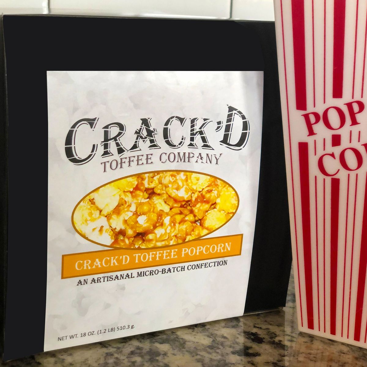 Crack'd Toffee Popcorn 18 oz.