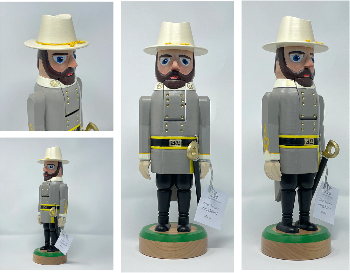 US Civil War Confederate (CSA) General, w/Painted Hair