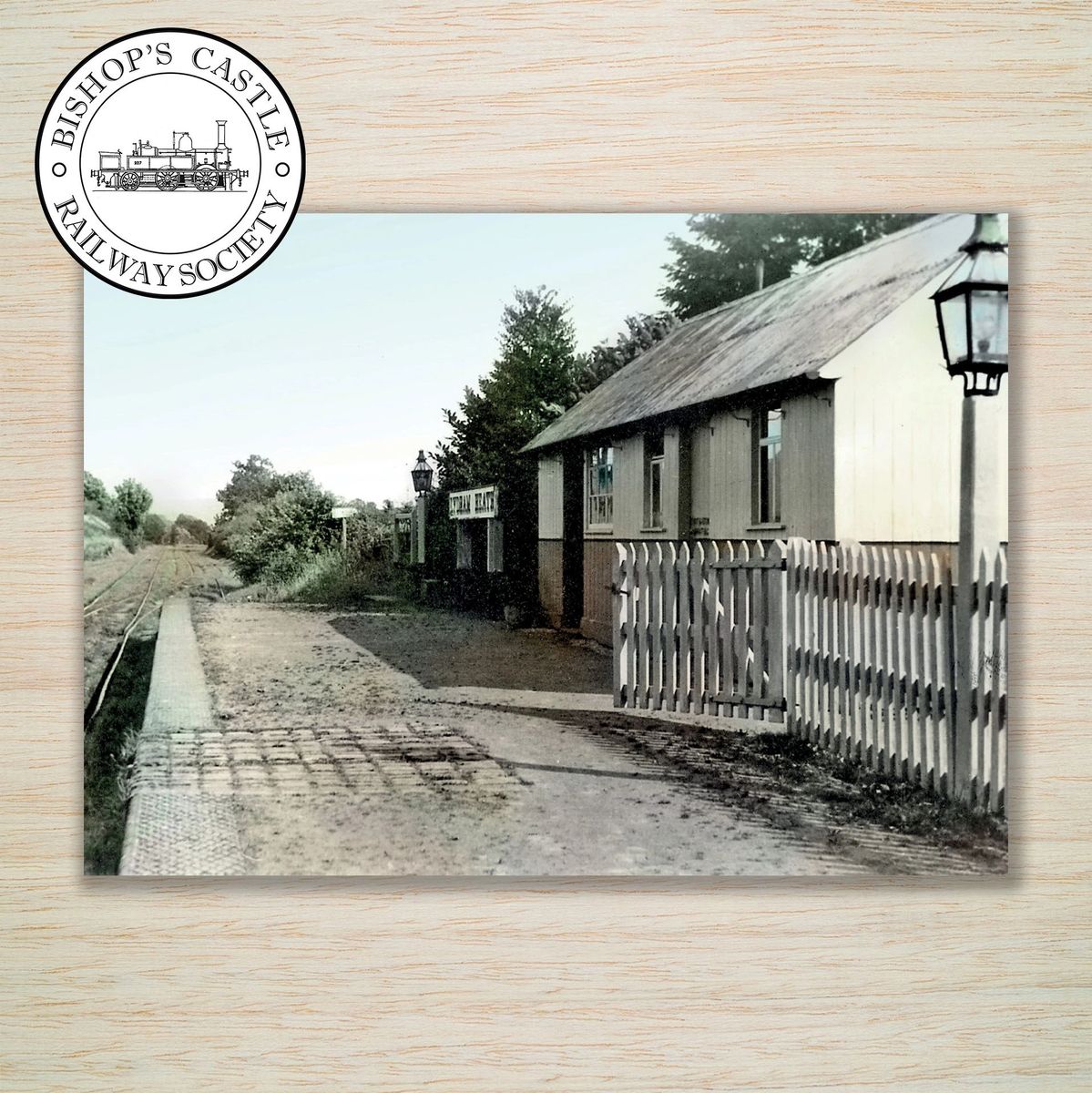 Lydham Heath Railway Station Birthday Card | Shropshire Train Station ...