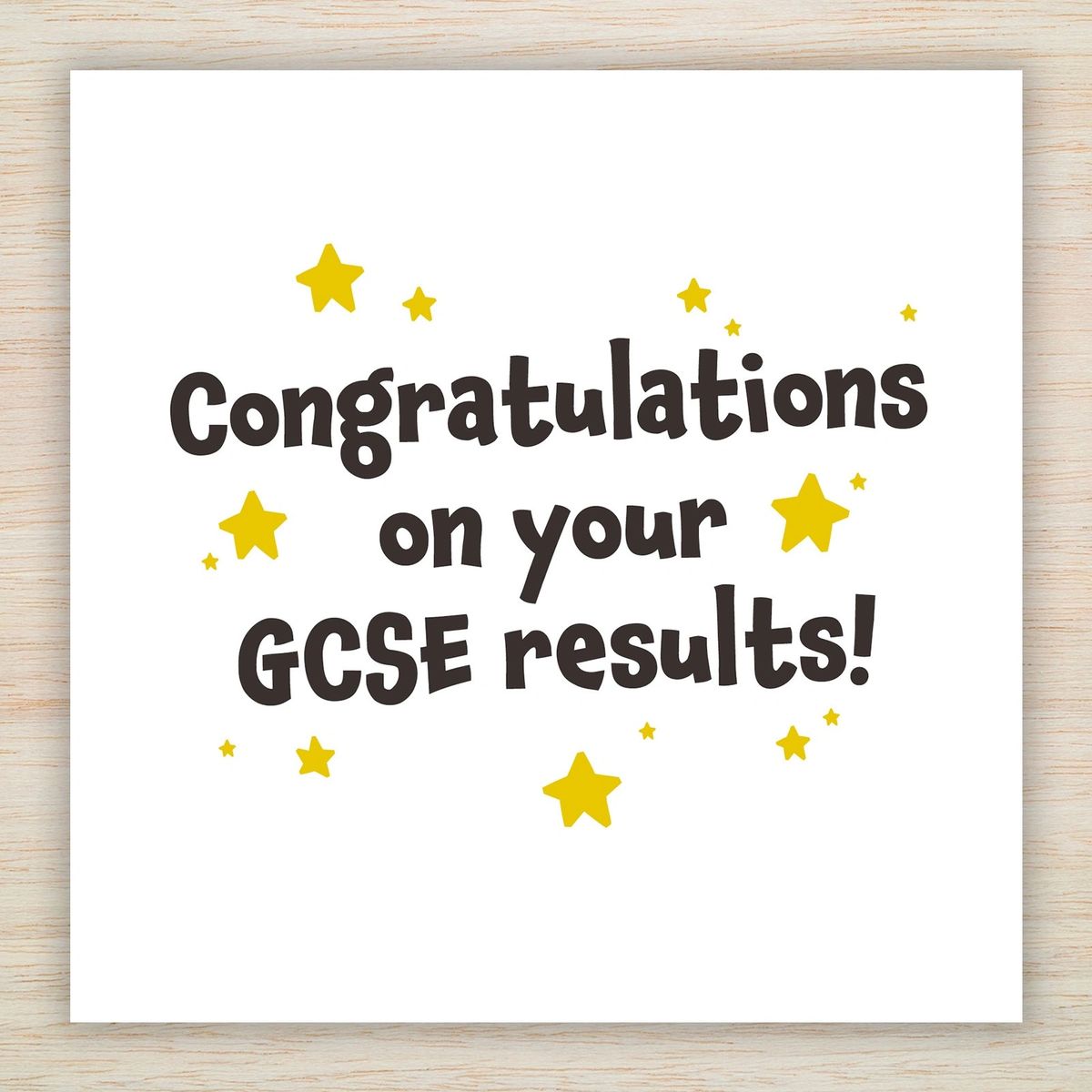 Congratulations on your GCSE results! Exam Results Congratulations Card ...