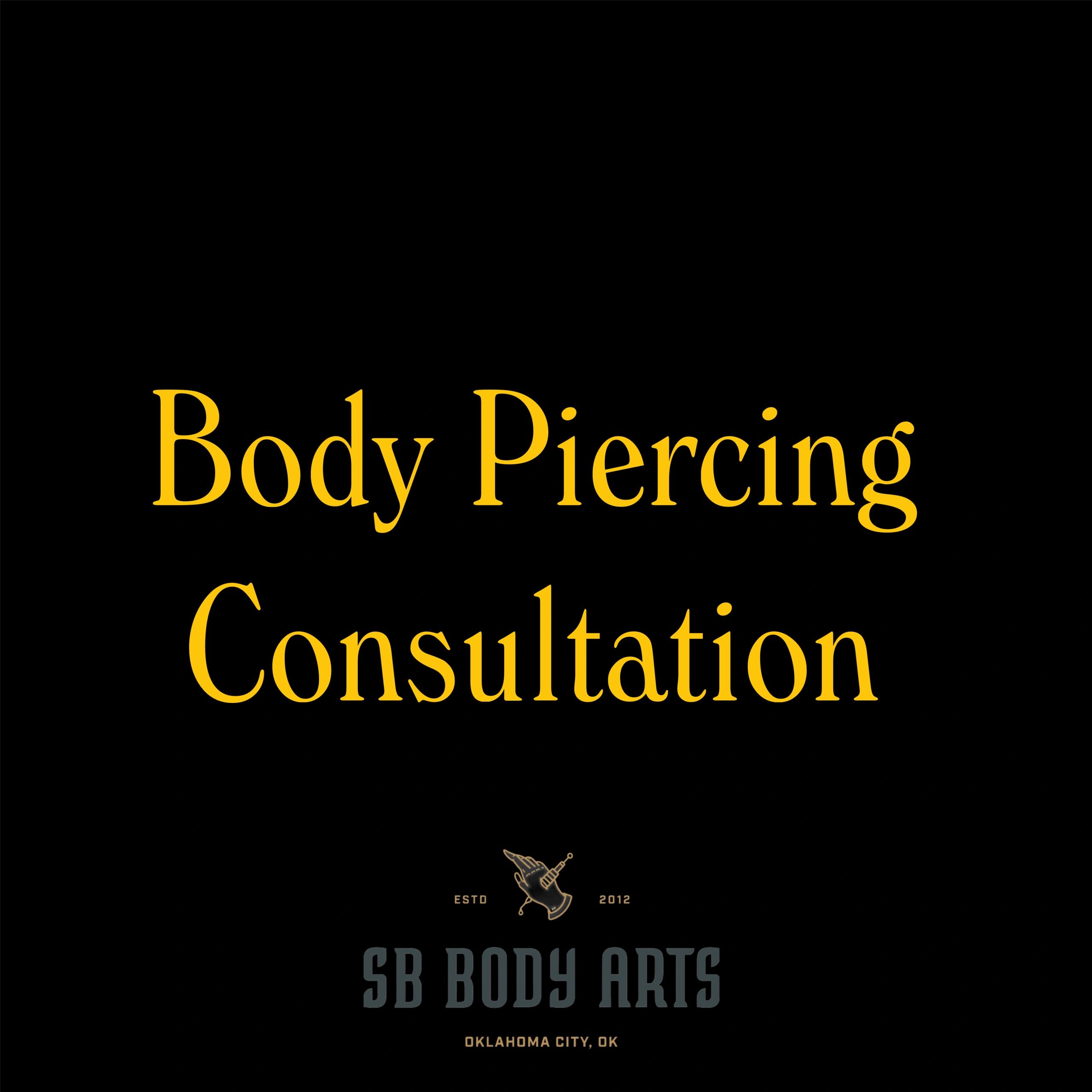 Body Piercing Consultations