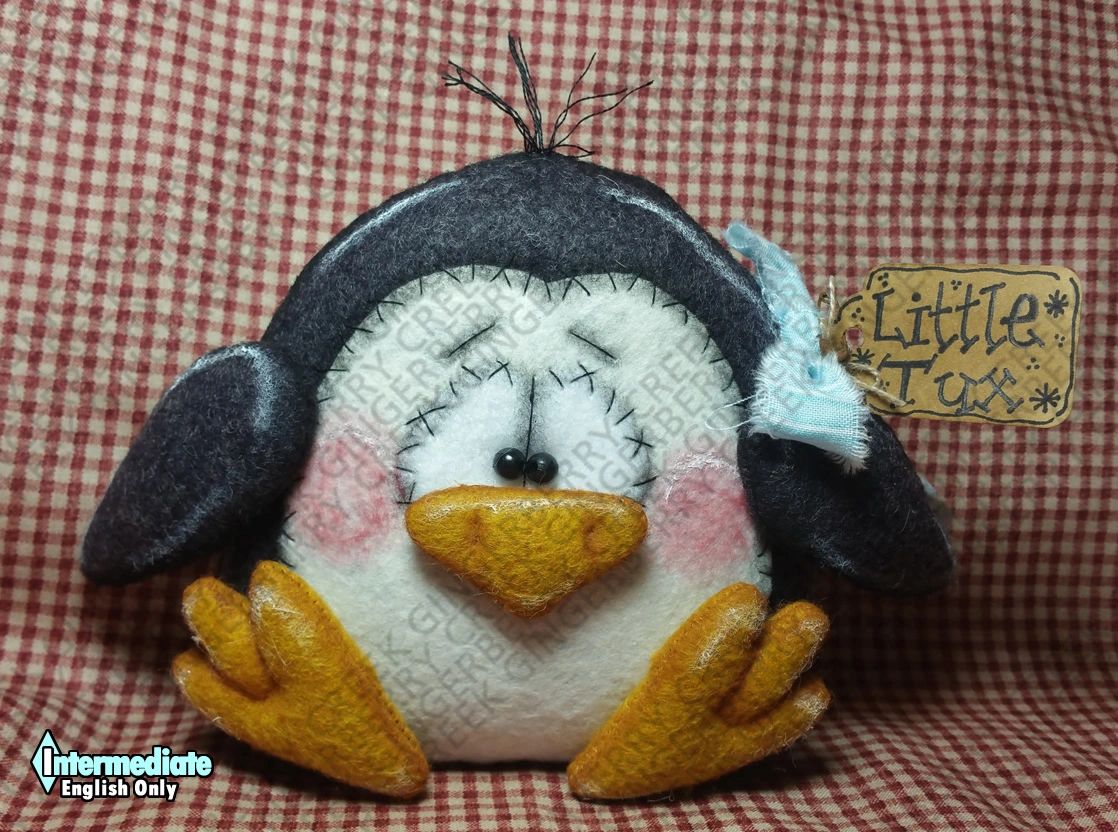 E-Pattern - Little Tux the Penguin Pattern #194 - Instant Download Pattern