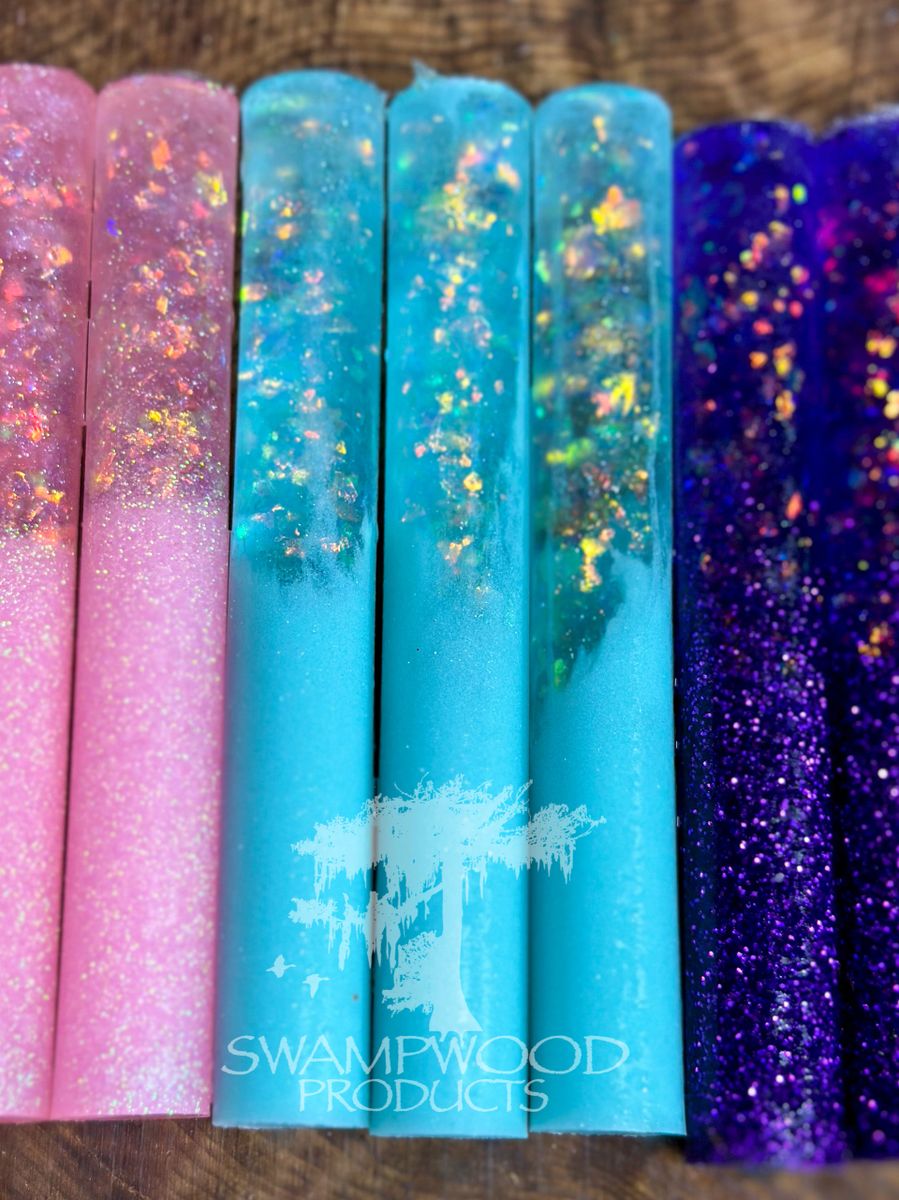 Robin Egg Rock Candy Resin Pen Blank