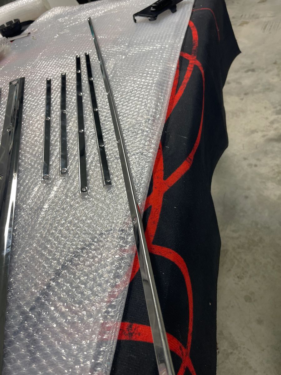 55-57 Nomad 6 piece tailgate stainless trim