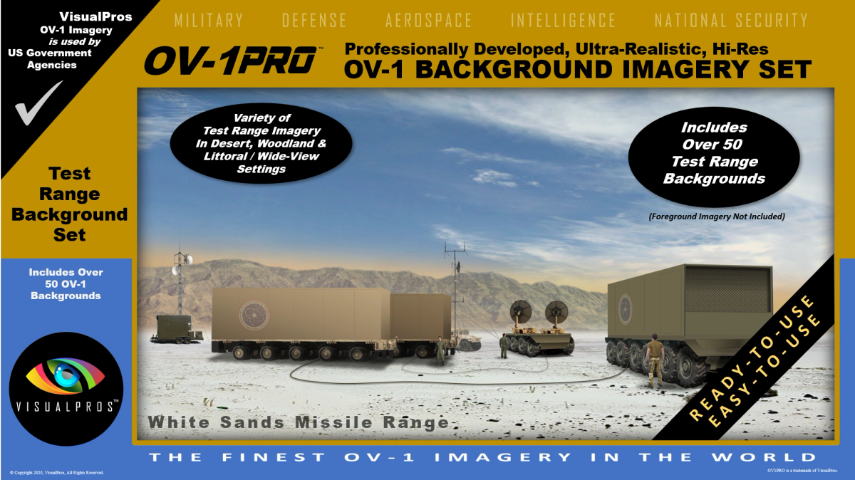OV-1 BACKGROUND IMAGES - TEST RANGE SET