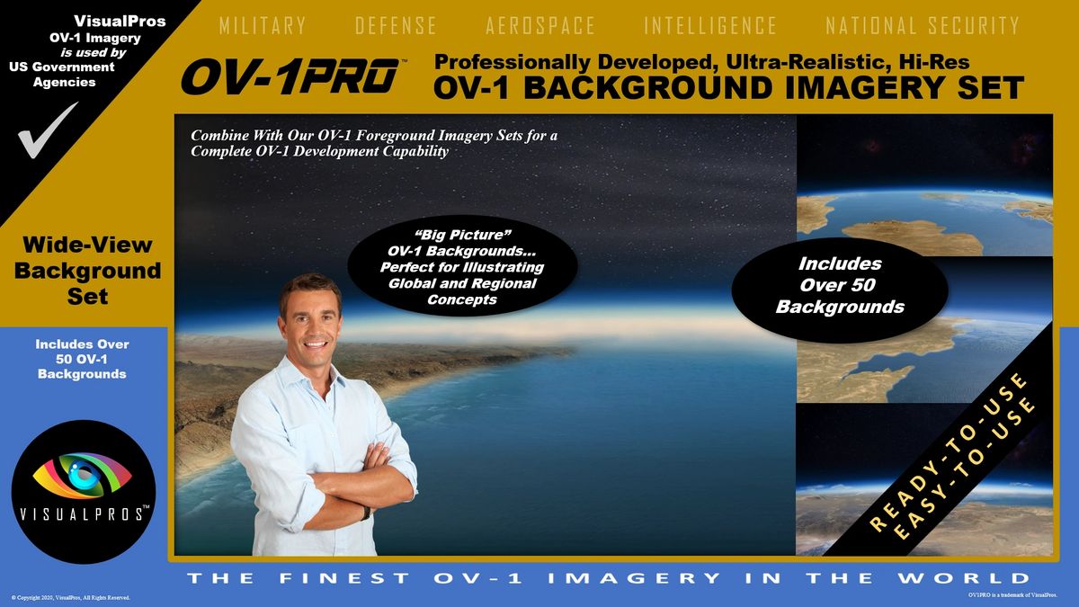 OV-1 BACKGROUND IMAGES - WIDE-VIEW SET, INCLUDES OVER 50 BACKGROUNDS