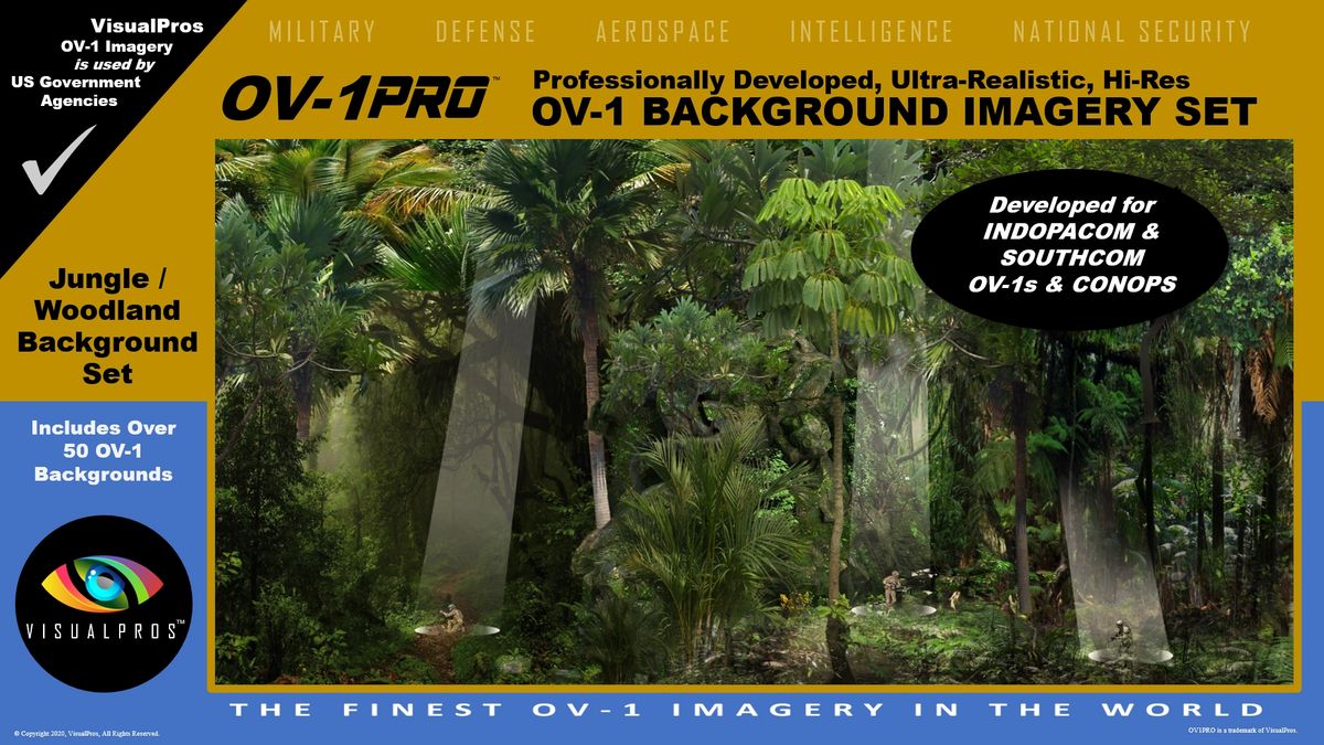 OV-1 BACKGROUND SET - JUNGLE/WOODLAND