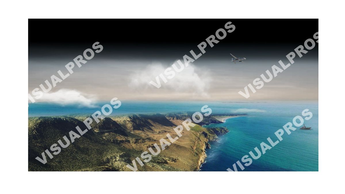 OV-1 BACKGROUND SCENE - MARINE / INDOPACOM /SHORE