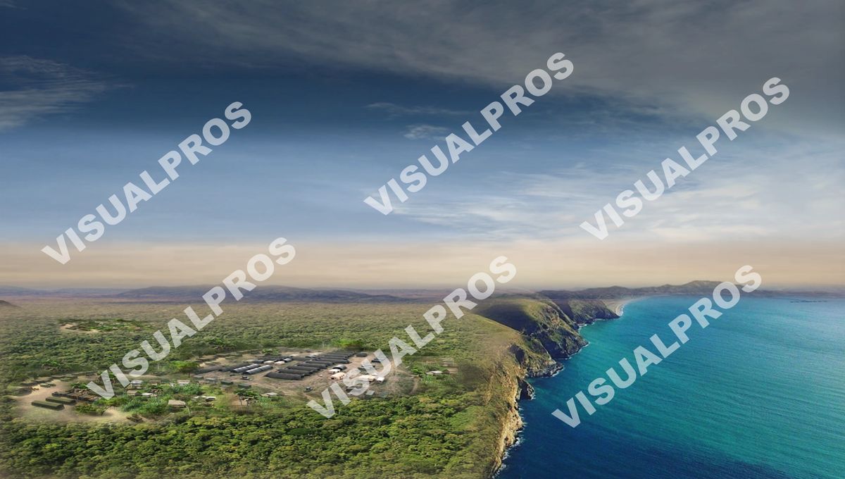 OV-1 BACKGROUND SCENE - LITTORAL / INDOPACOM, SHORE CLIFFS, JUNGLE ...