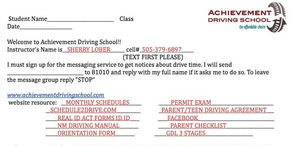 Drivers Education | Achievement Driving School