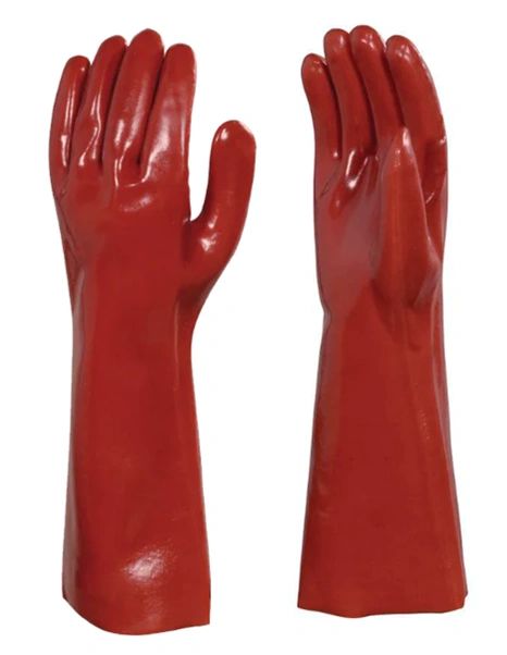 GUANTE PVC ROJO