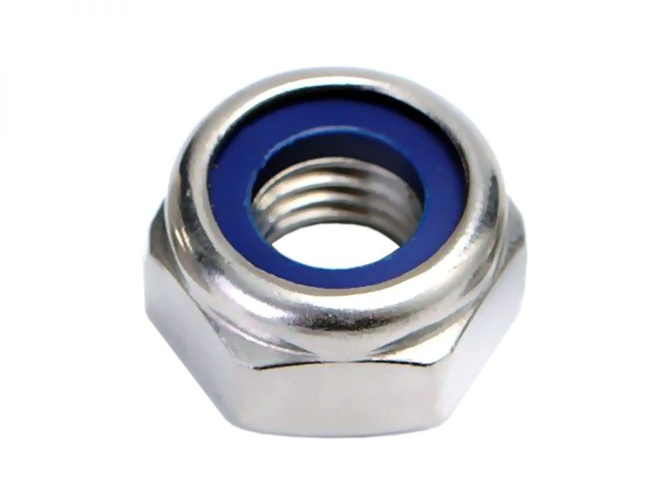 TUERCA HEXAGONAL G5 1/4" CON SEGURO