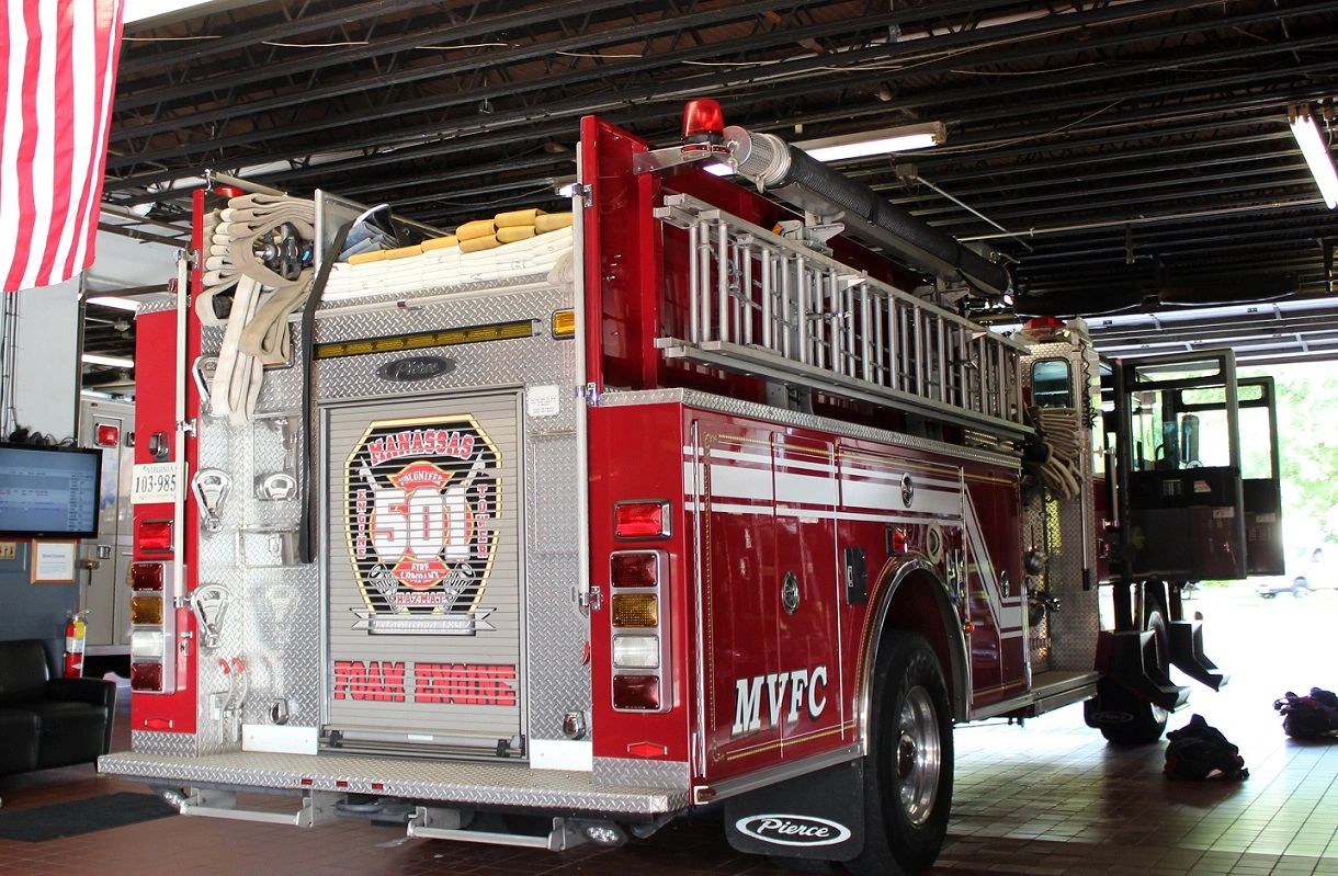 MVFC - Fire Station, Voulenteer Fire Company in Manassas, Firefighter