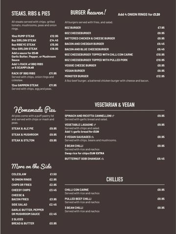 Menu's