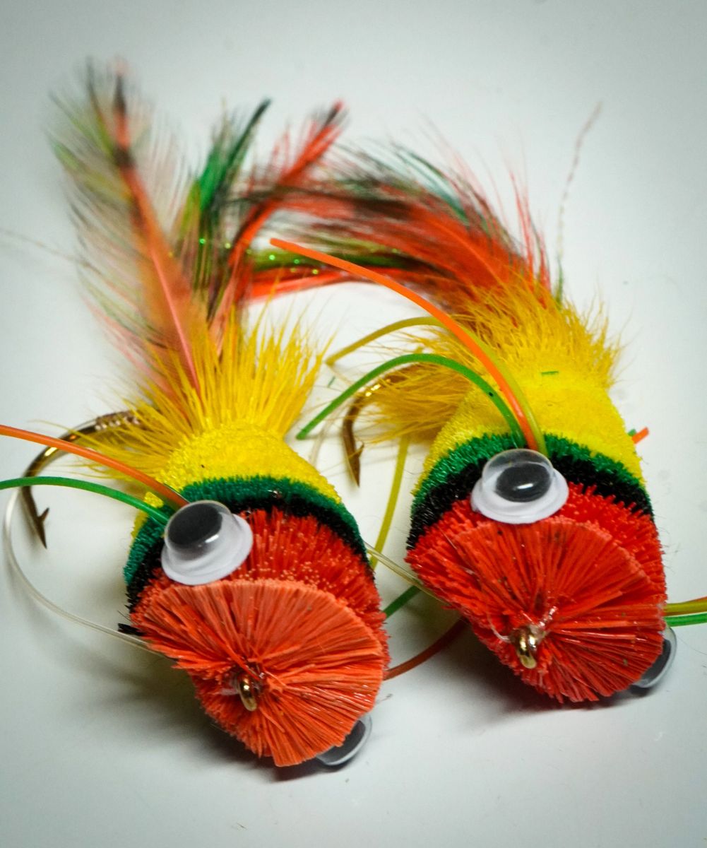 Deer Hair Rasta Poppers