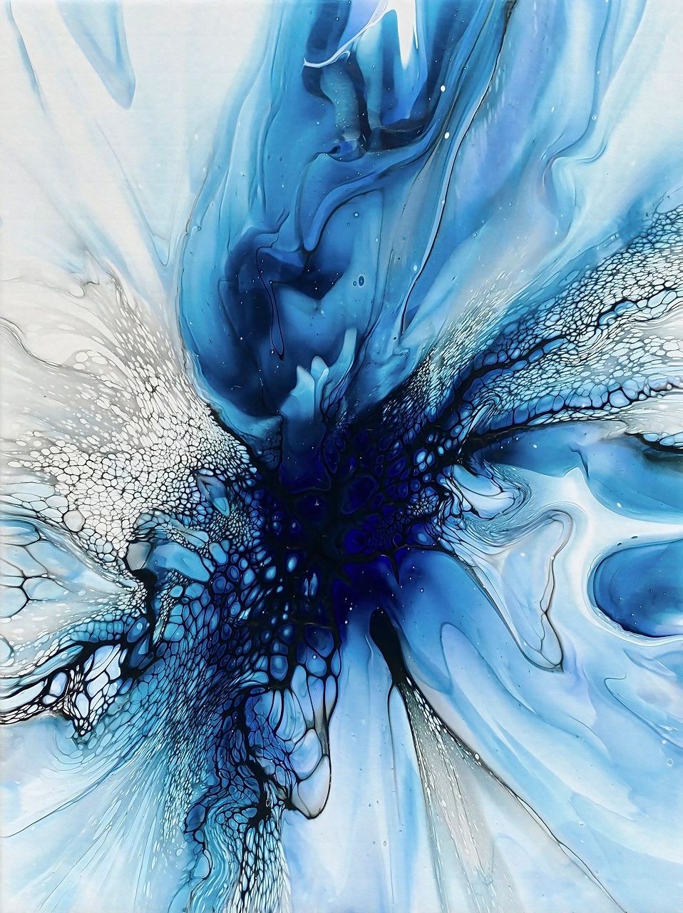 Crystal Coast Originals - Acrylic Pour Original Abstract Art Fluid Art ...