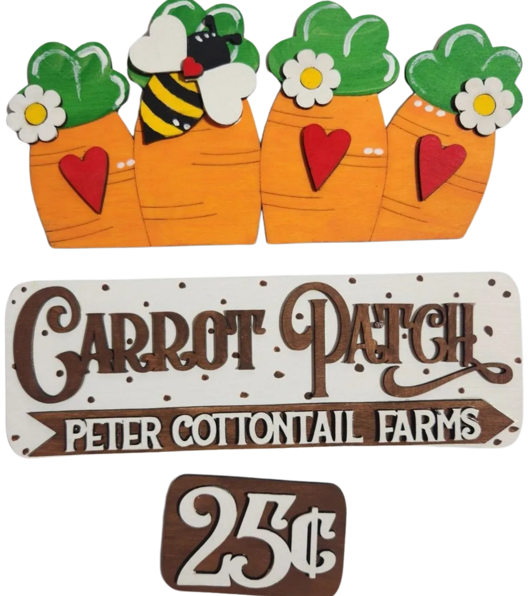 Farmhouse Insert - Carrot Patch
