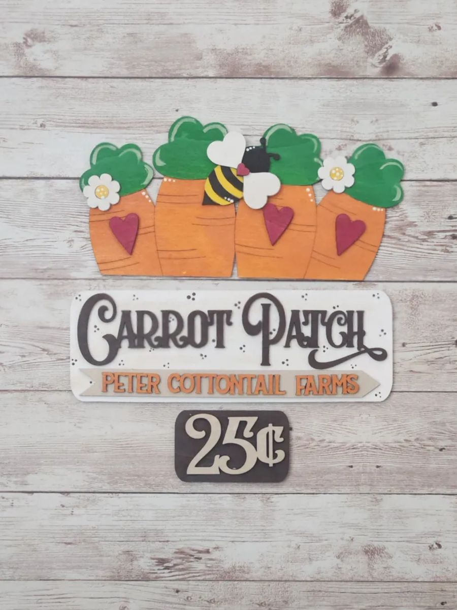 Farmhouse Insert - Carrot Patch