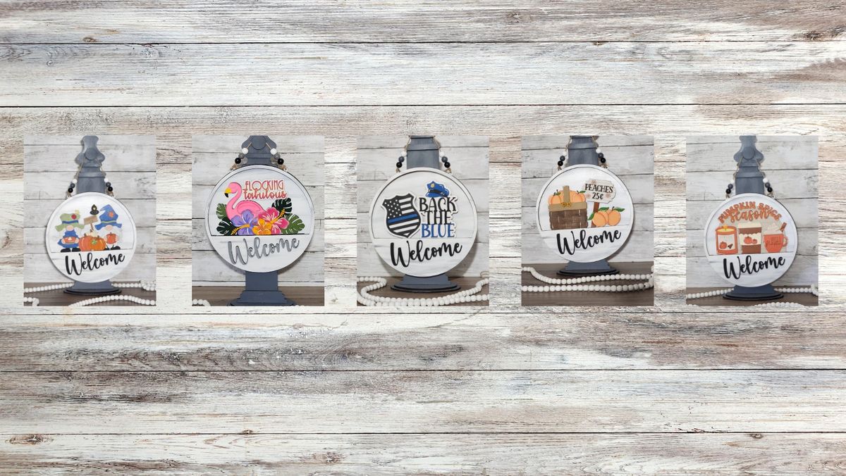 Welcome Sign and Inserts