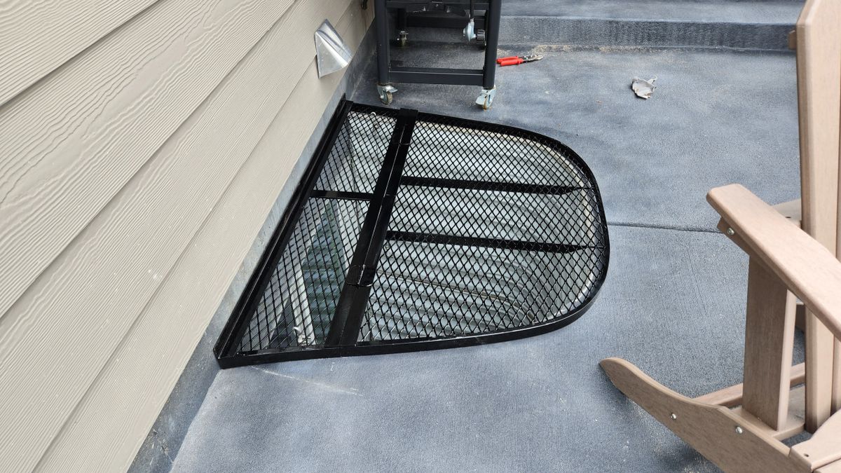 Custom Steel Window Well Grates-Non-Locks