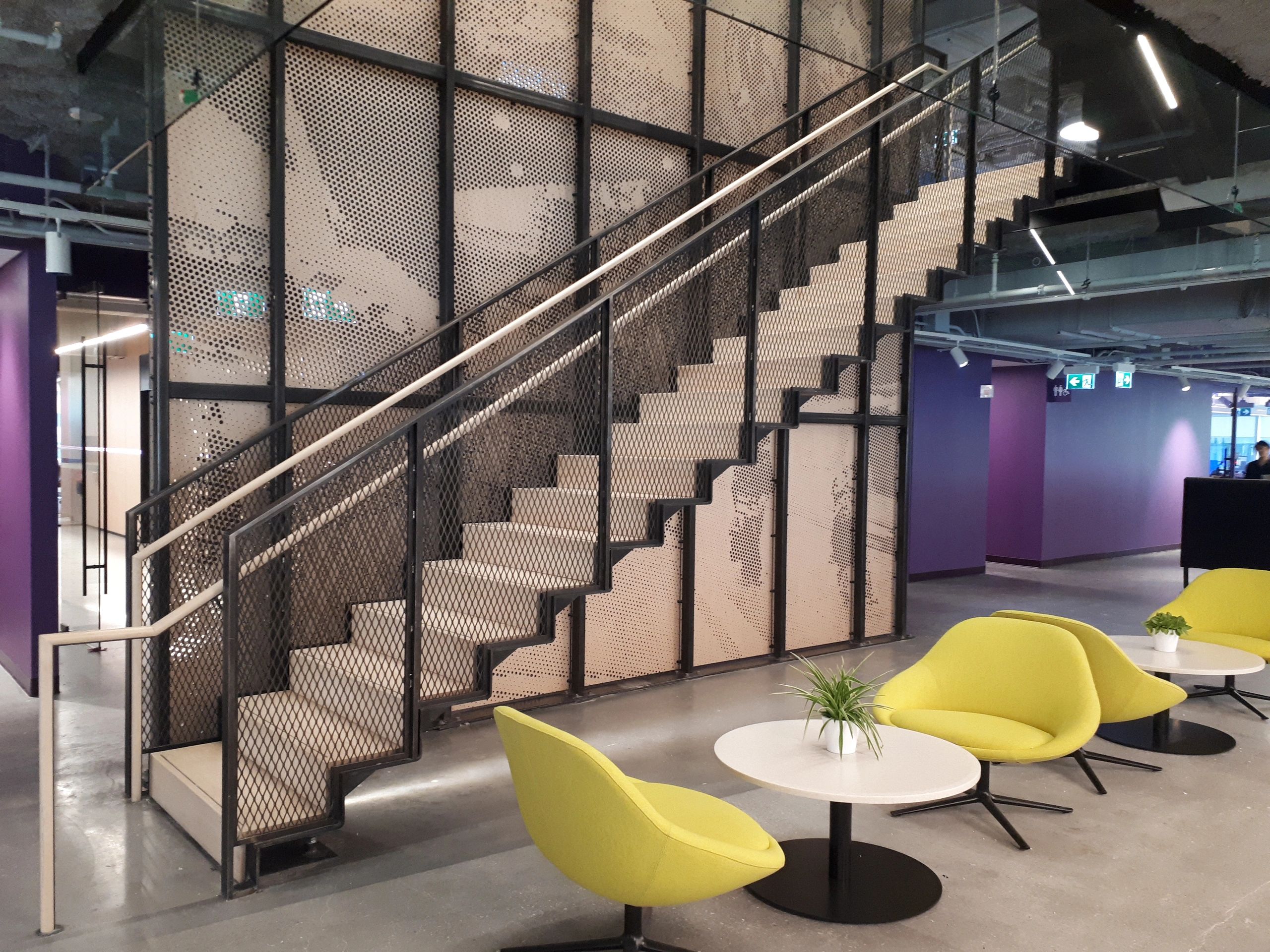 Architectural Stair Connects Four Stories For Arup