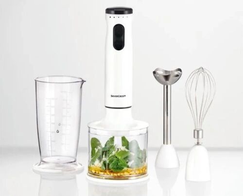 Silvercrest 3-in-1 Hand Blender Set Blends Whisks Chops Shreding 5 ...