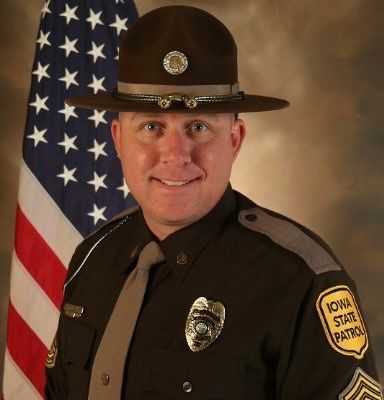 Iowa State Patrol Sergeant Alex Dinkla