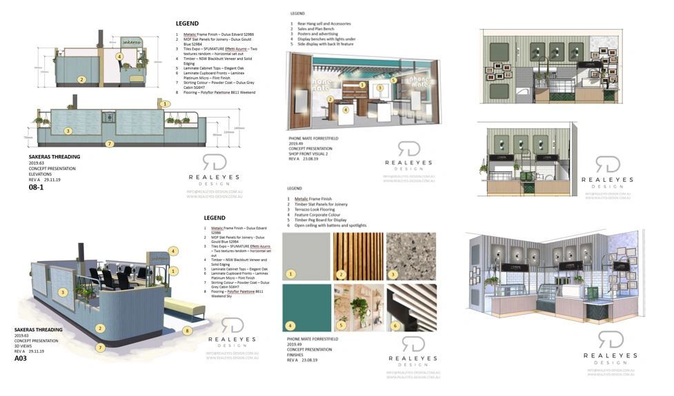 Show case of retail design