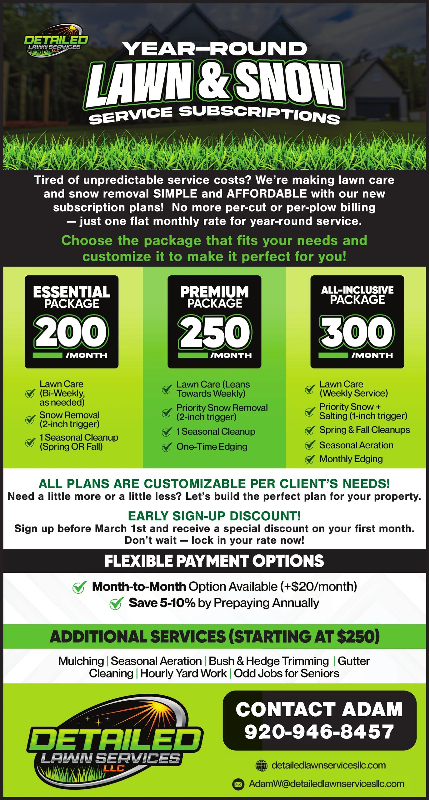 Professional Lawn Mowing Services
