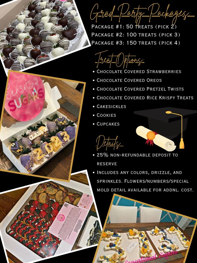 Custom Treats, Chocolate Covered Strawberries, Custom Cakes ...