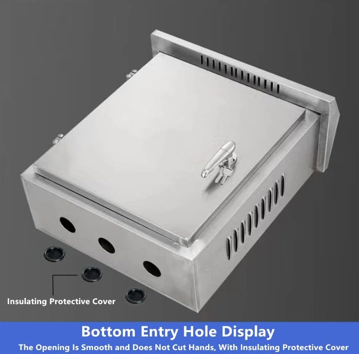 304 Stainless Steel Air Pump Box. 20'' x 16'' x 8''. Outdoor Air ...