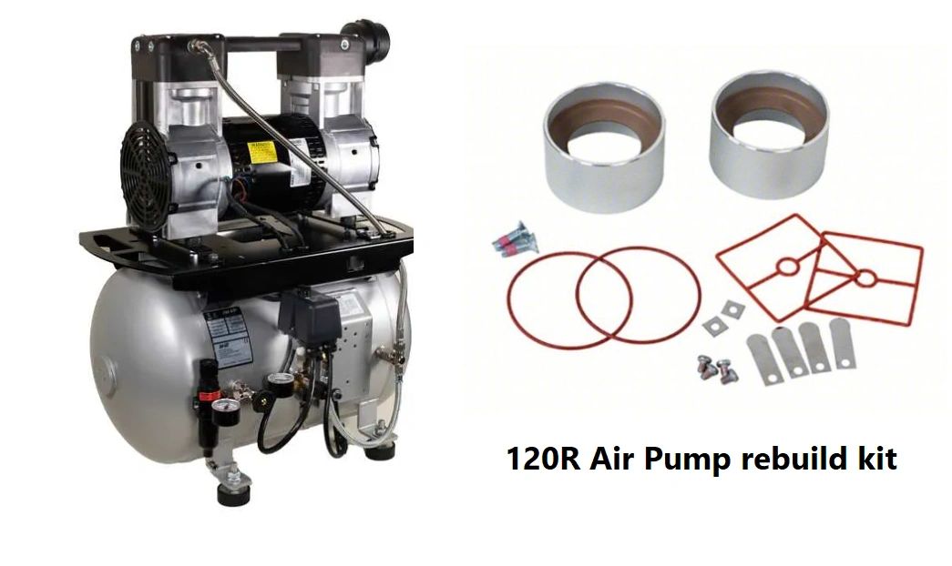 Jun-Air Rocking Piston Compressor System Rebuild Kit. K1028 - 120R ...