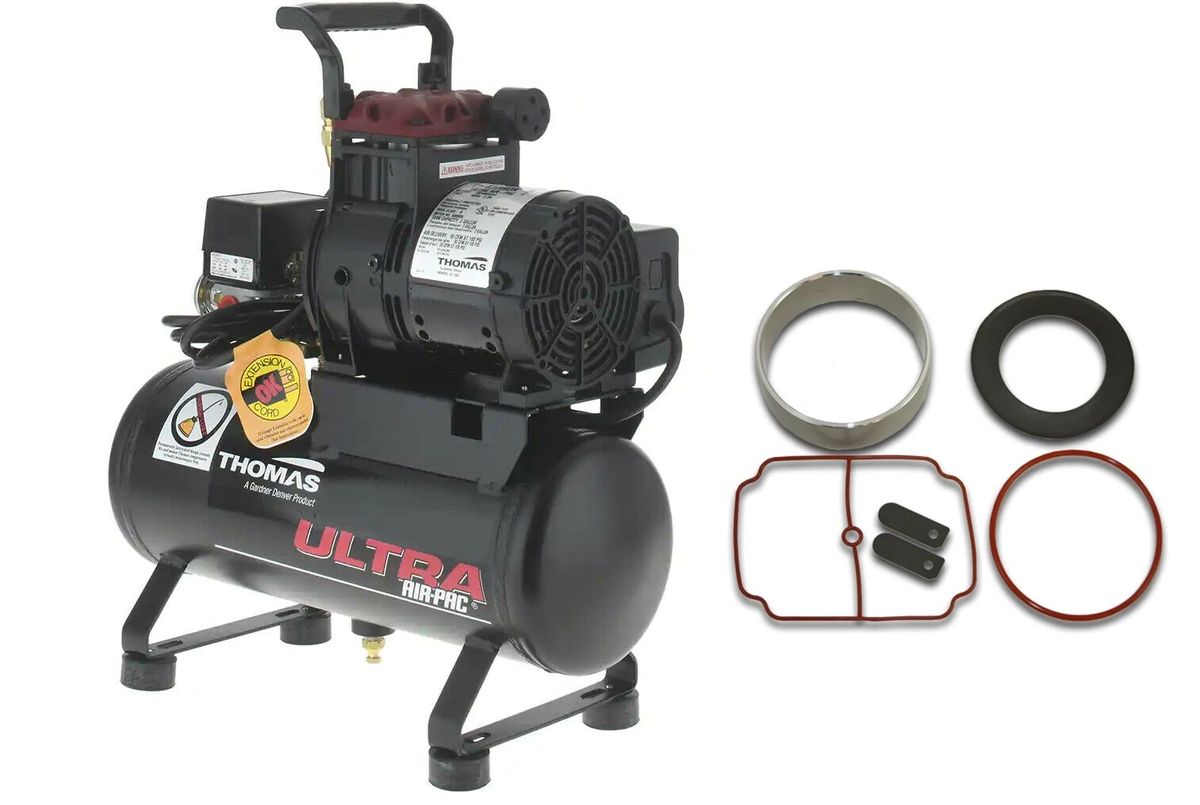 New T-617HDN Thomas Airpac Air Gun Compressor Top End Rebuild Kit ...